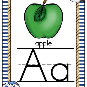 Classic Coastal | Classroom Décor Poster Bundle | Nautical | Navy ...