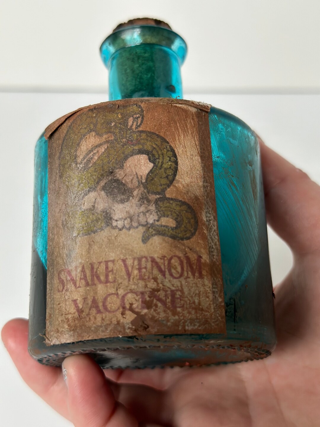 Snake Venom Antitode Decor Magic Potion Glass Bottle Prop - Etsy