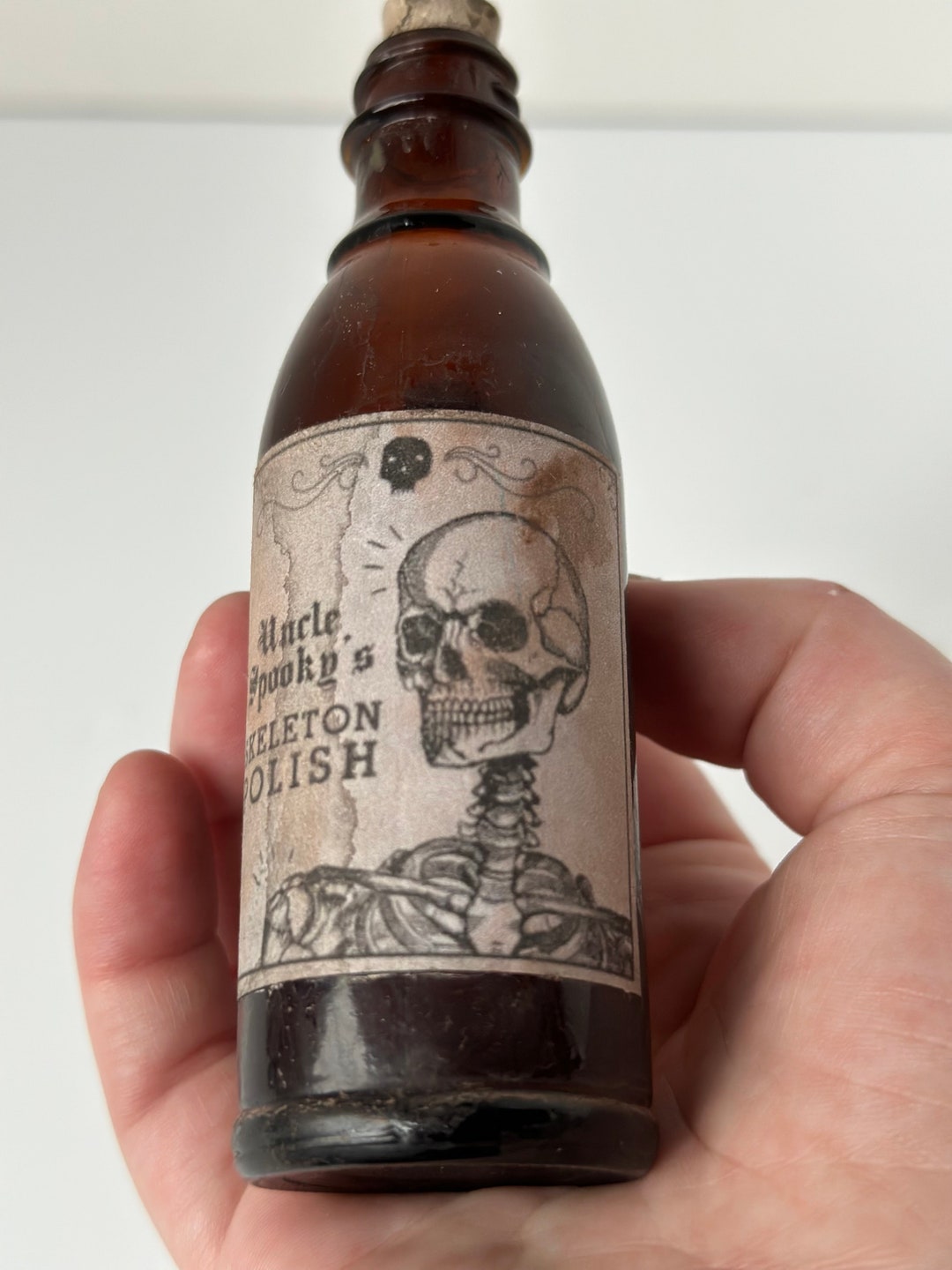 Skeleton Polish, Decor, Magic Potion Glass Bottle Prop, Collectible ...