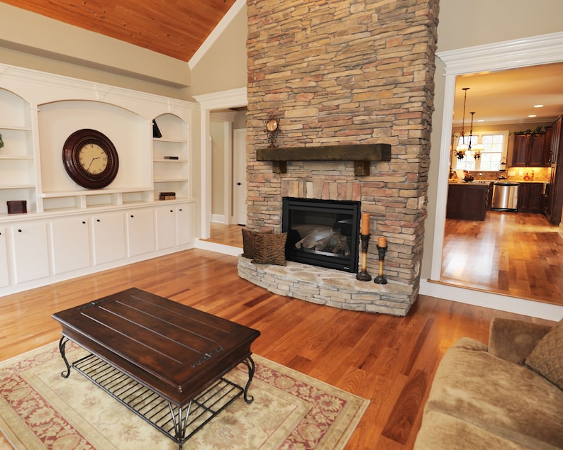 Rustic Fireplace Mantel With Corbels Hand Crafted Shelf or - Etsy