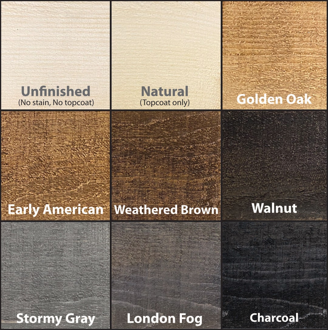 Stain Color Sample Kit for Mantels & Floating Shelves - Etsy