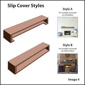 Rustic Slip Cover for Existing Mantel - Custom Sizes - Rustic Barn Wood ...