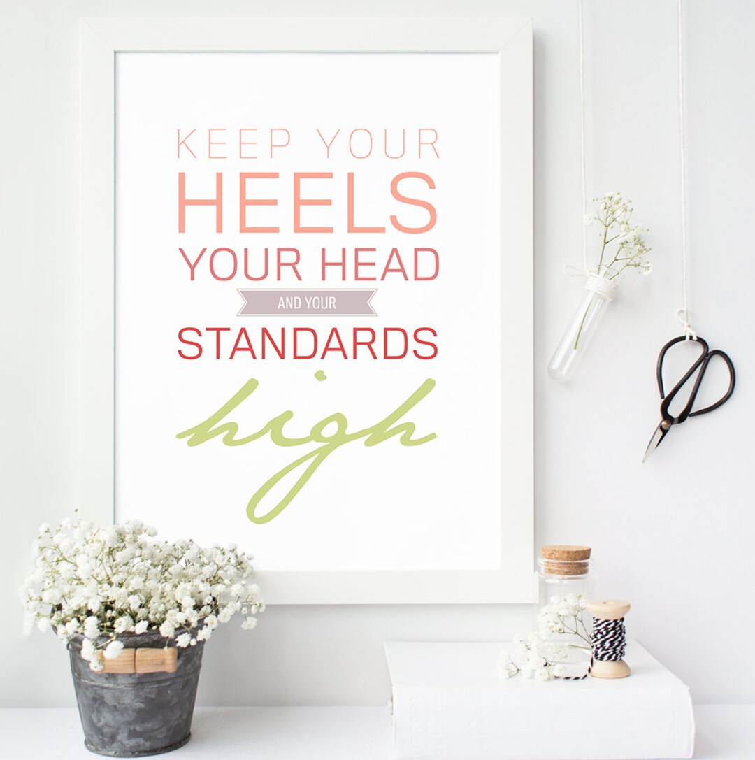 INSTANT DOWNLOAD - Quote Print - Printable Girls Room Art - Keep Your ...