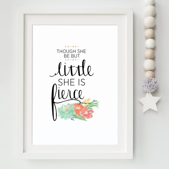 INSTANT DOWNLOAD Quote Print Printable Girls Room Art - Etsy UK