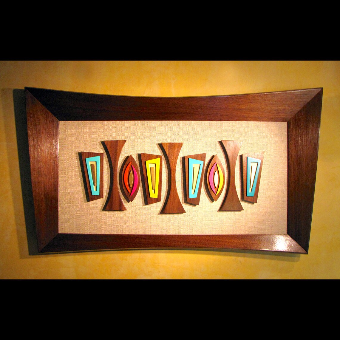 Mid Century Modern Mod "pulu Si Bagumba" Walnut - Etsy