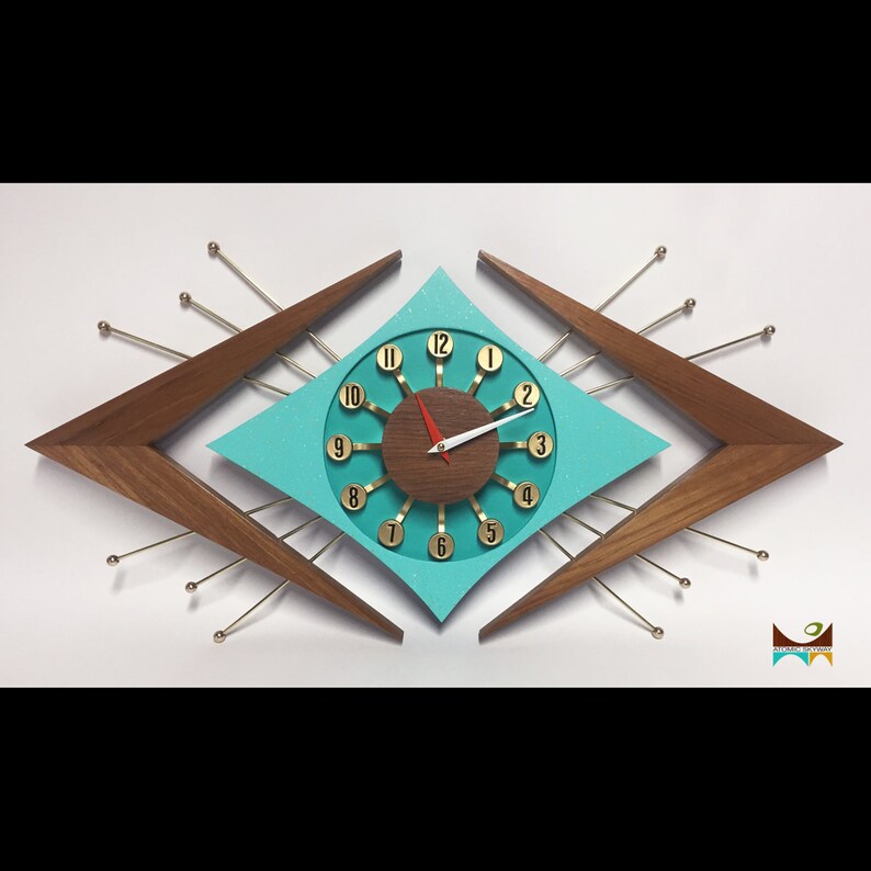 Mid Century Modern 1959 Clock | Etsy