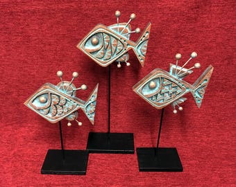 Mid Century Fish - Etsy