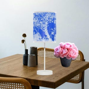 Blue Sky Tree Table Lamp, Country Farmhouse Rustic Lantern Lamp, Father ...