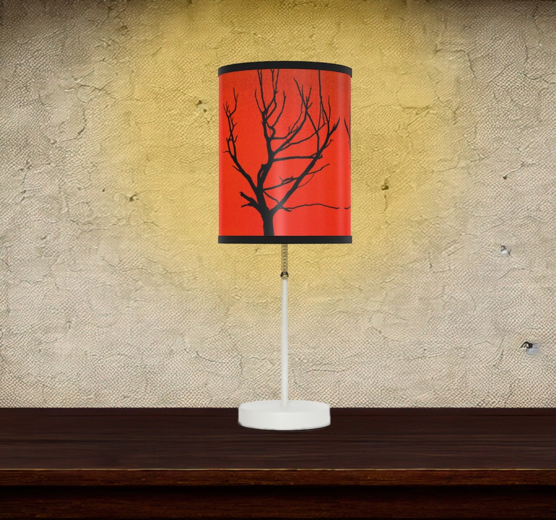 Sunset Lamp Log Cabin Decor Steep Lamp Gift for Husband Lantern Lamp ...