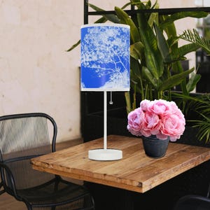 Blue Sky Tree Table Lamp, Country Farmhouse Rustic Lantern Lamp, Father ...