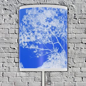 Blue Sky Tree Table Lamp, Country Farmhouse Rustic Lantern Lamp, Father ...