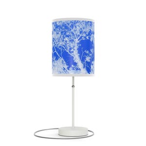 Blue Sky Tree Table Lamp, Country Farmhouse Rustic Lantern Lamp, Father ...
