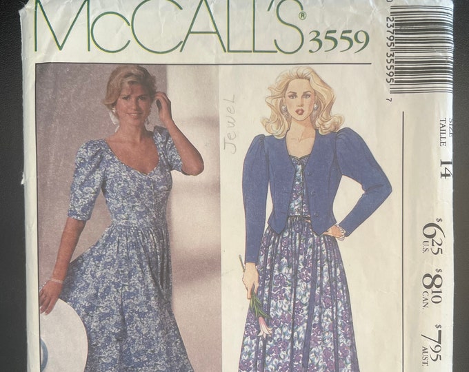 Mccall's 3559 Laura Ashley Sewing Pattern Size 14 - Etsy