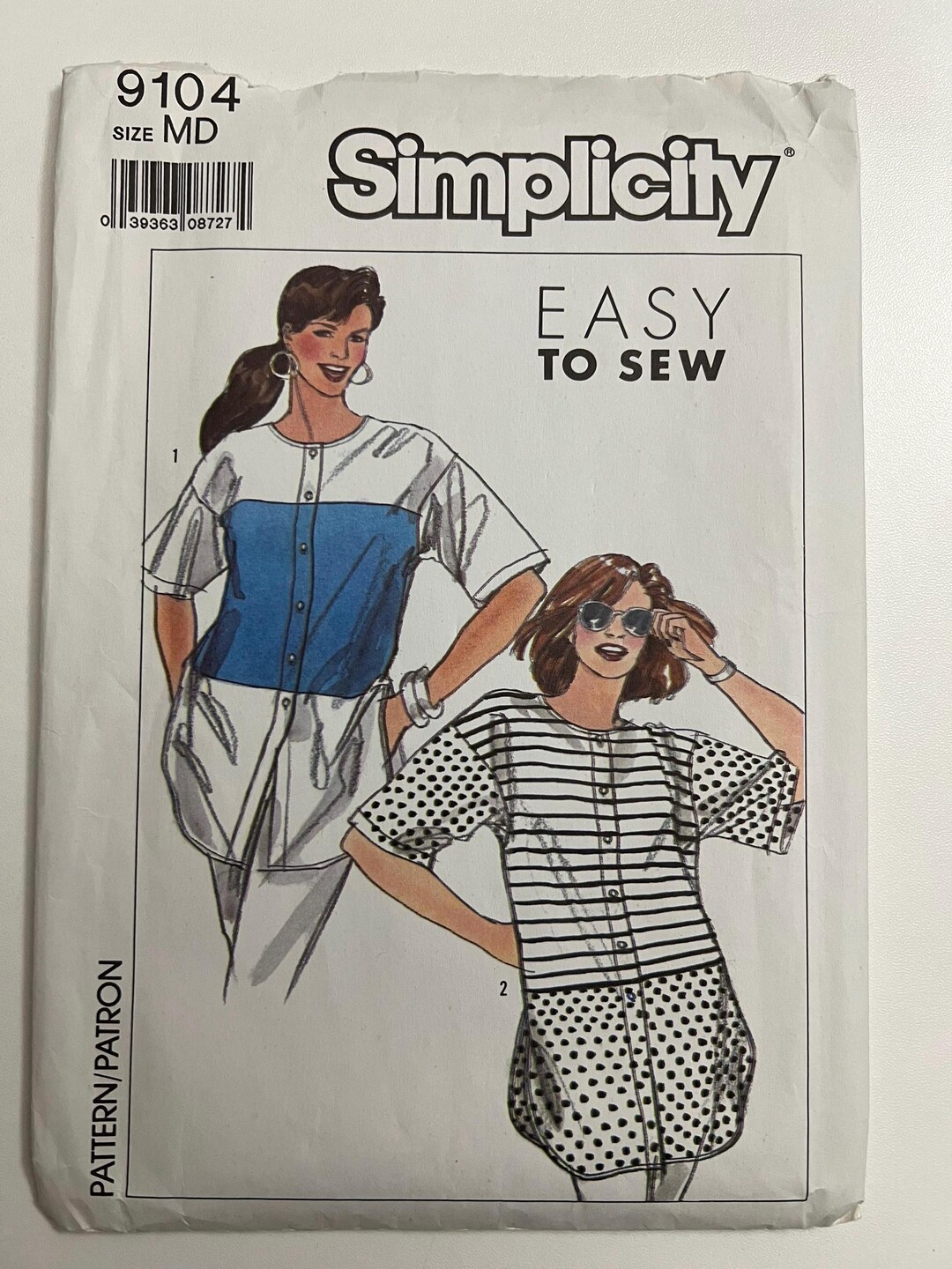 Simplicity 9104 Sewing Pattern, Size Medium 14-16 UC/FF - Etsy