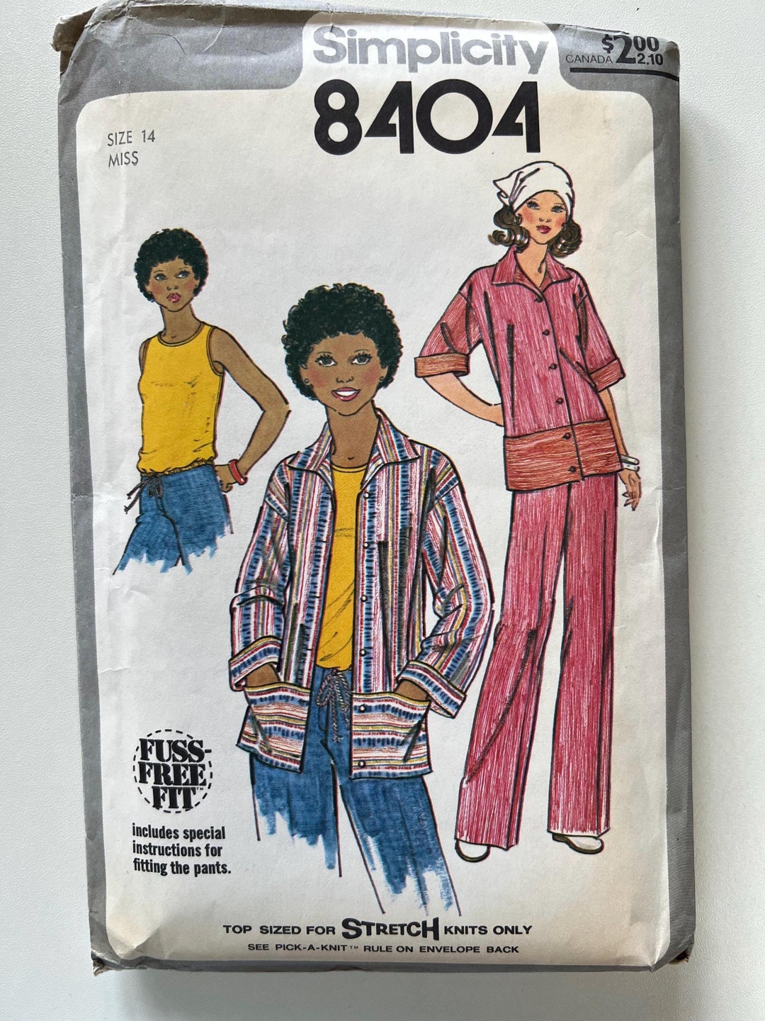 Simplicity 8404 Sewing Pattern, Size 14 UC/FF - Etsy