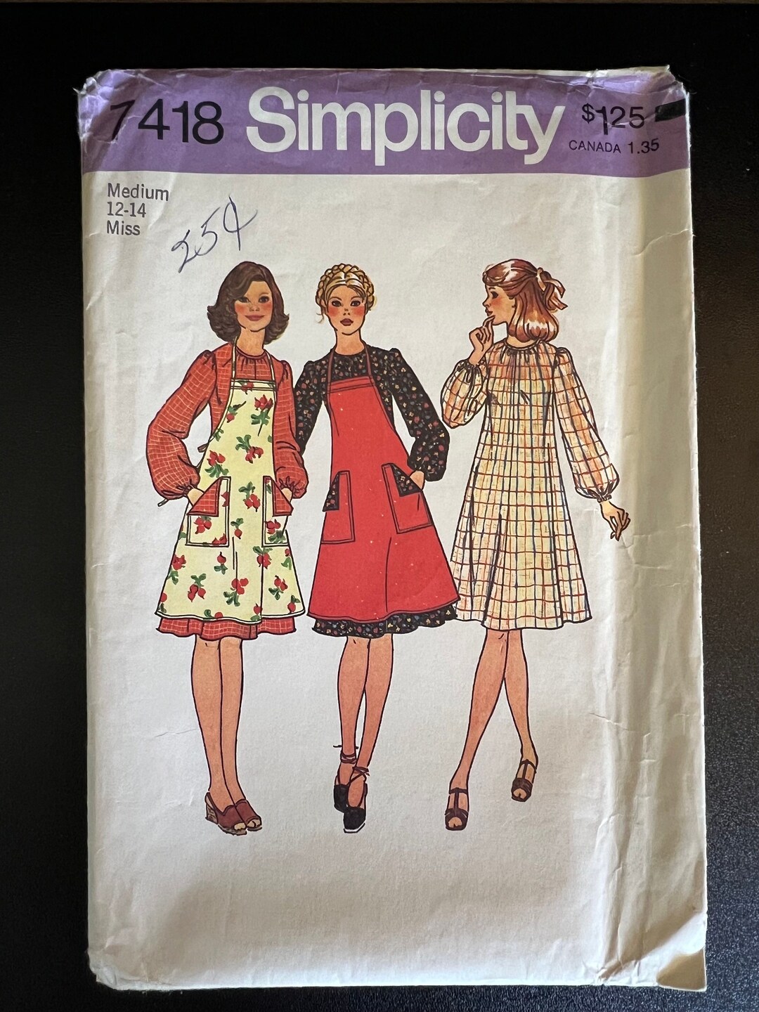 Simplicity 7418 Sewing Pattern, Size 12-14 UC/FF - Etsy