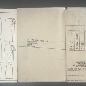 New Look 6617 Sewing Pattern, Sizes 18W-26W UC/FF - Etsy