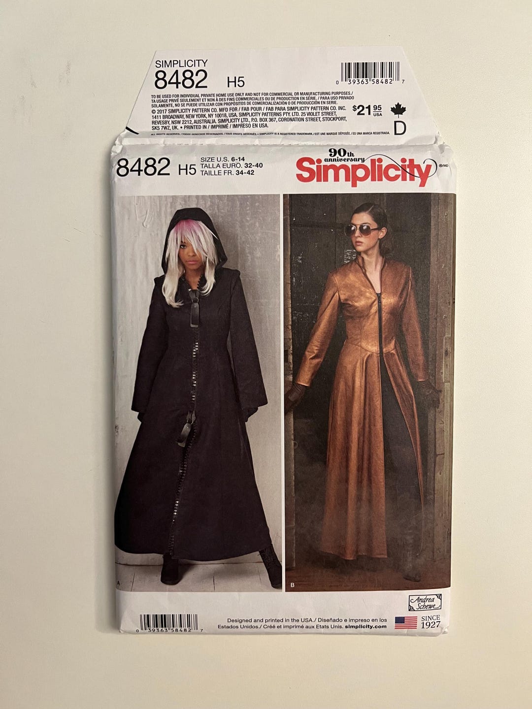Simplicity 8482 Sewing Pattern, Sizes 6-14, UC/FF - Etsy