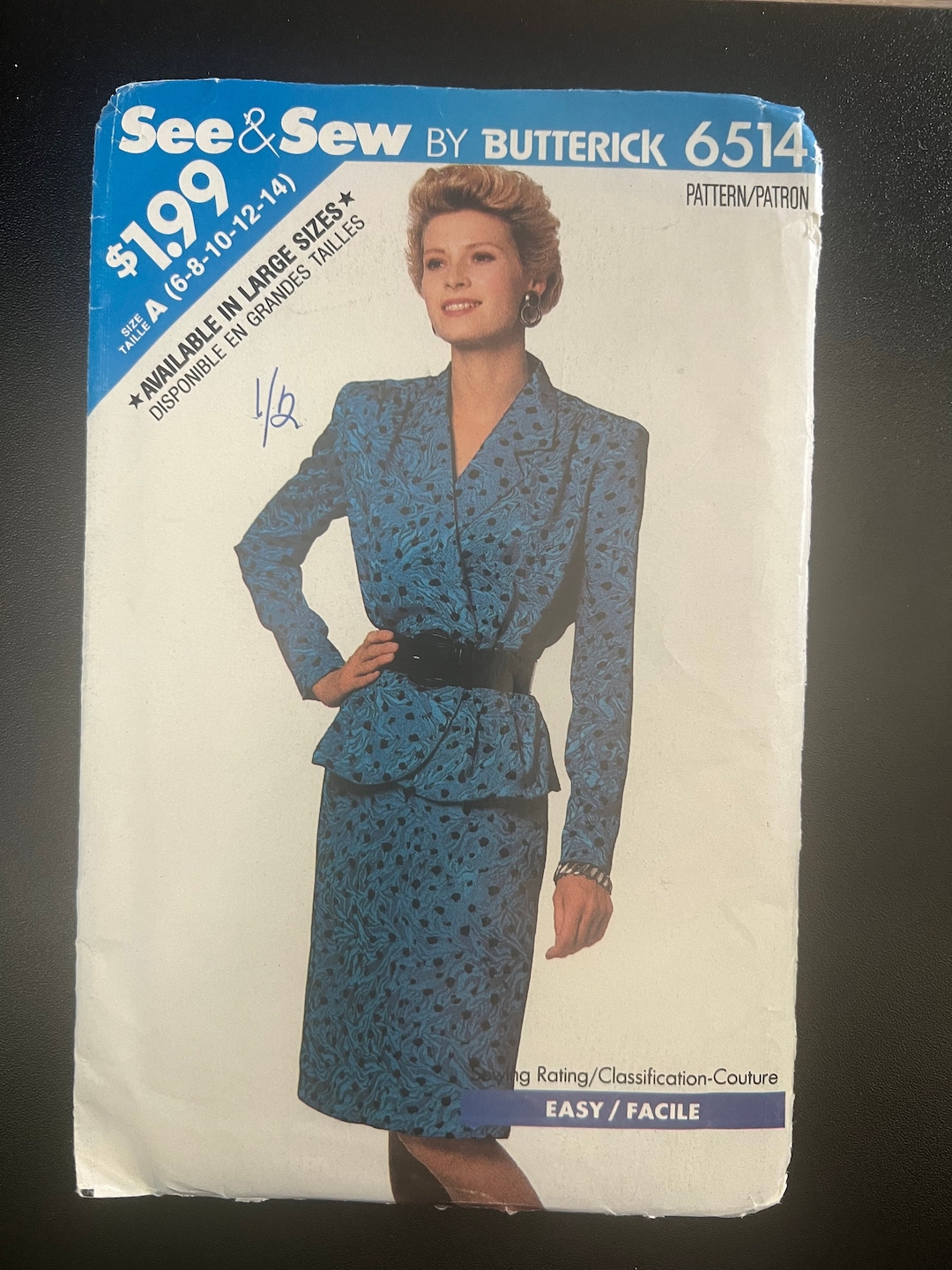 See & Sew by Butterick 6514 Sewing Pattern, Sizes 6-8-10-12-14 UC/FF - Etsy