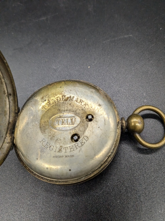 1900s Tell chronograph pocket watch parts or repair - Gem