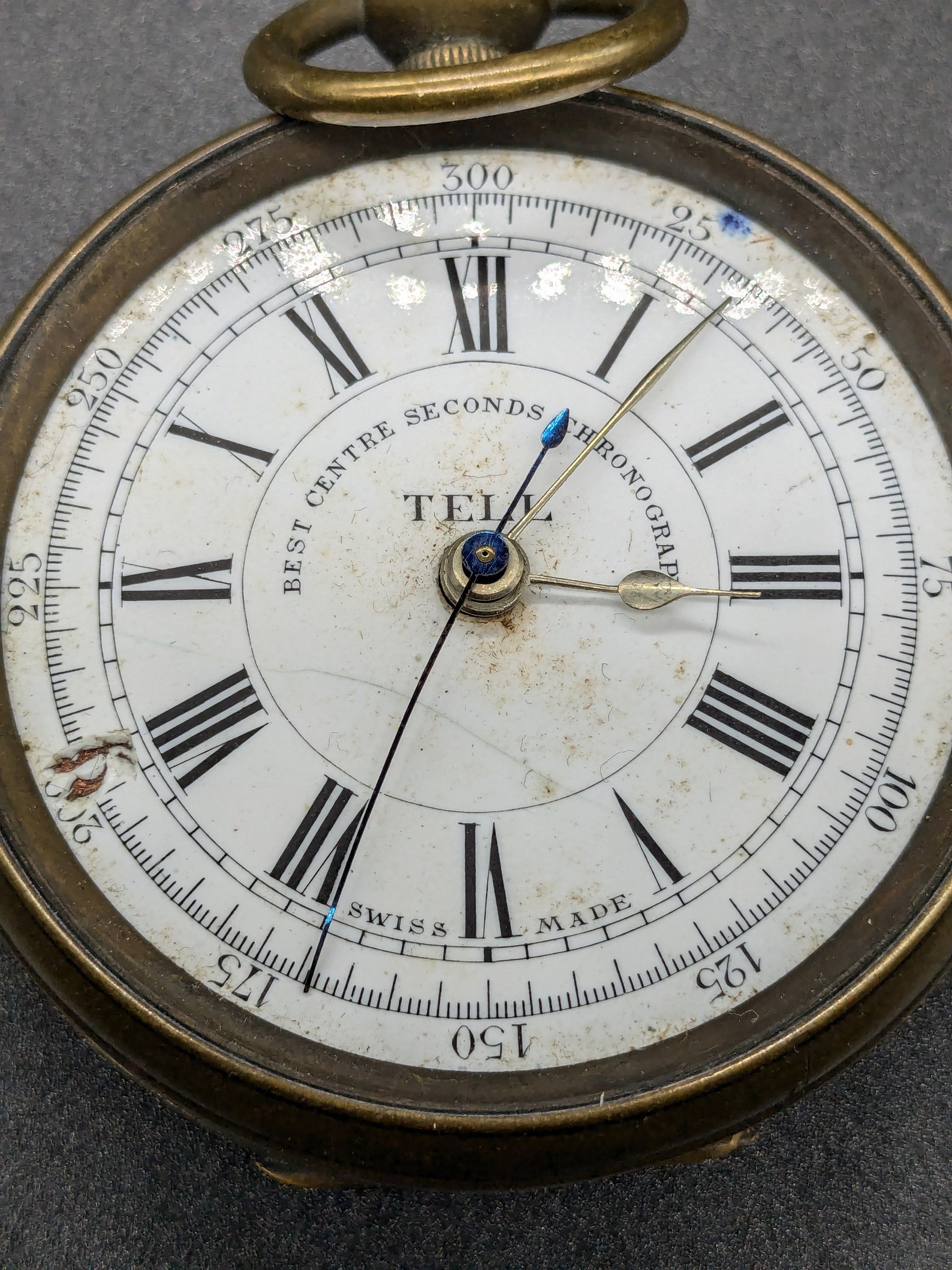 1900s Tell Chronograph Pocket Watch Parts or Repair - Etsy