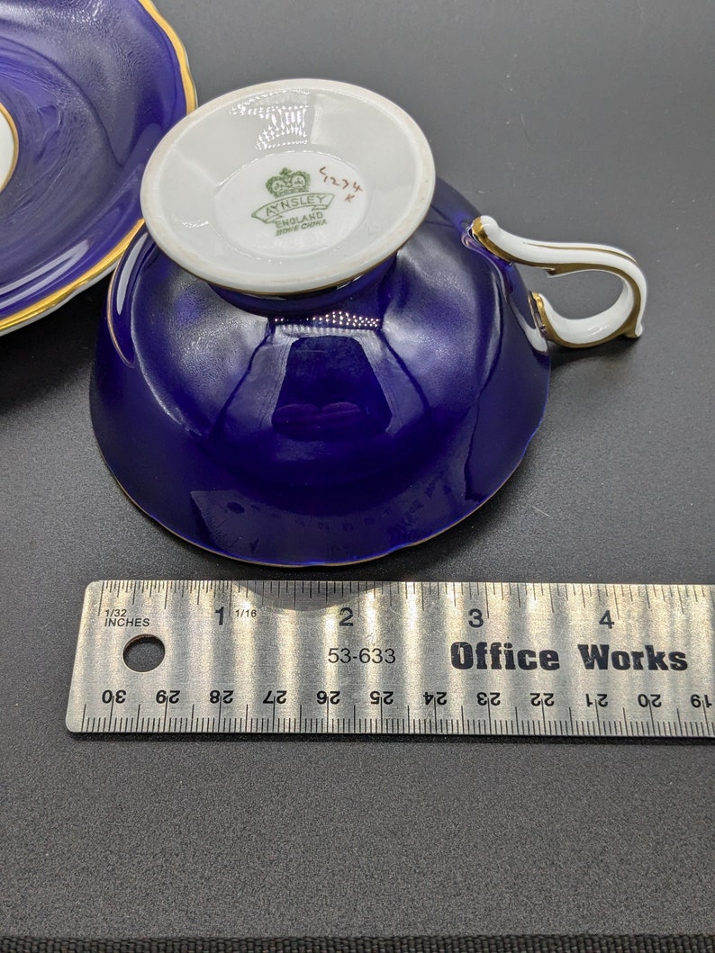 Hand Painted Clipper Ship Aynsley Cup and Saucer - Etsy