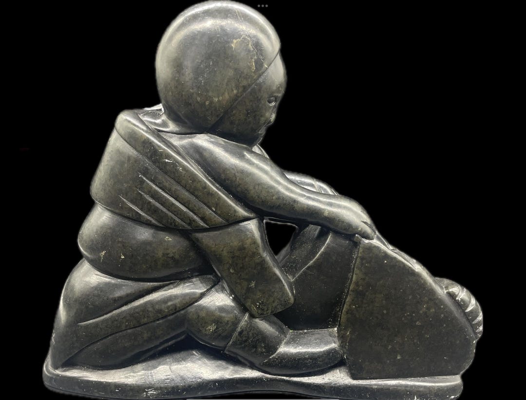 Samson Kingalik (1937 - 2011) Inuit Stone Carving - Etsy