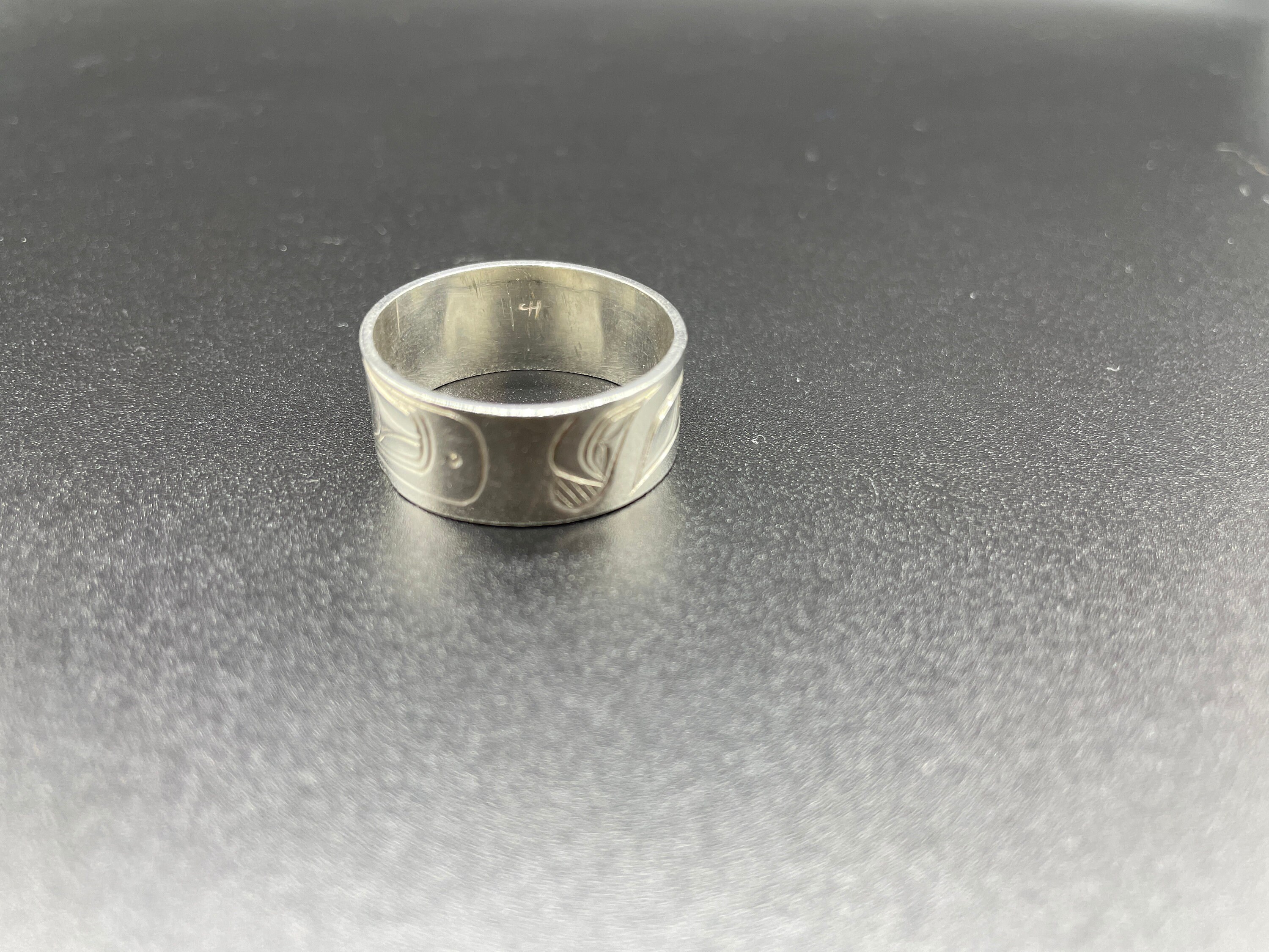 West Coast Native Carved Whale Ring - Etsy