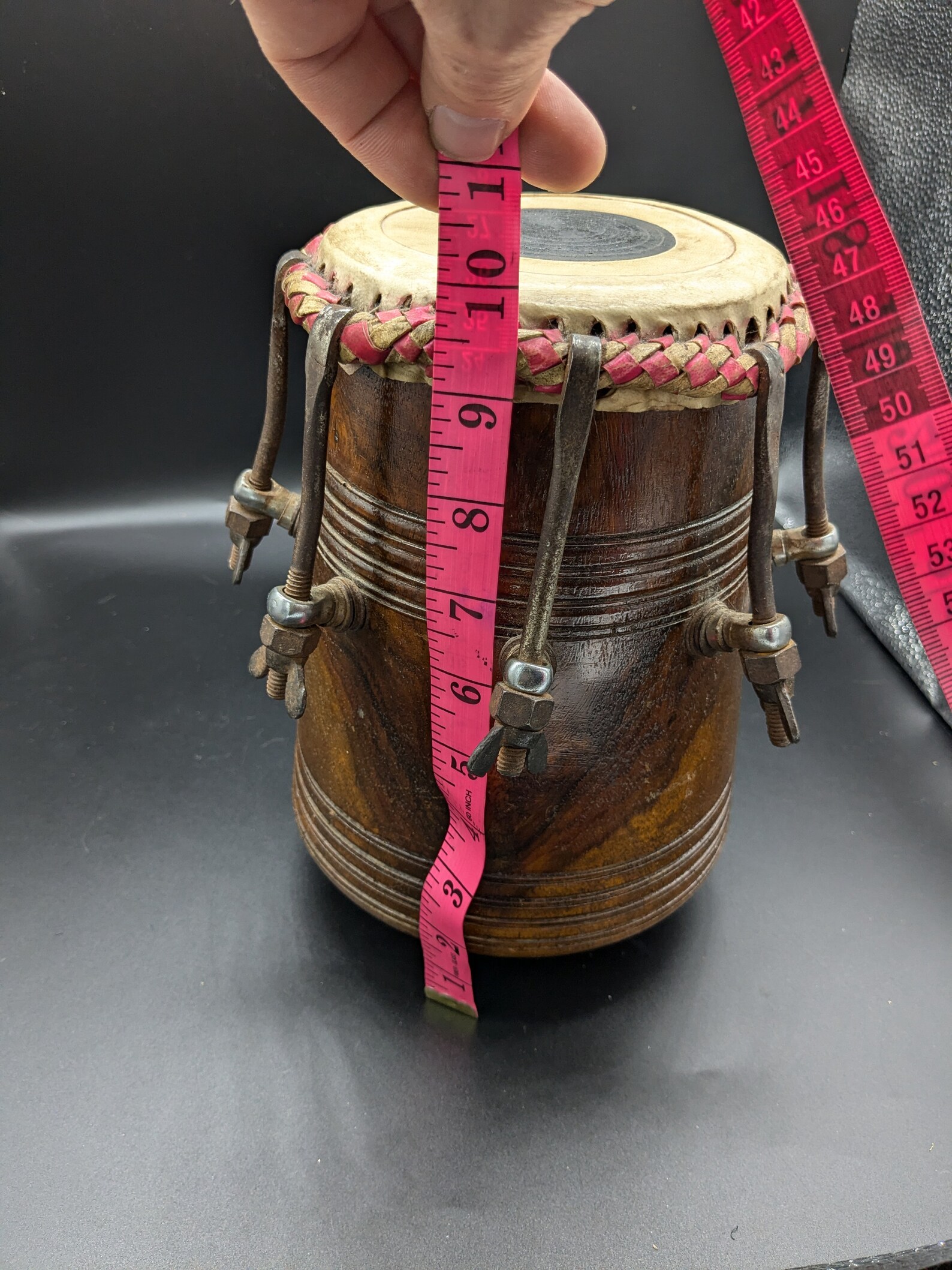 Vintage Dholak/dholki Mango Wood Bolt Tuned - Etsy