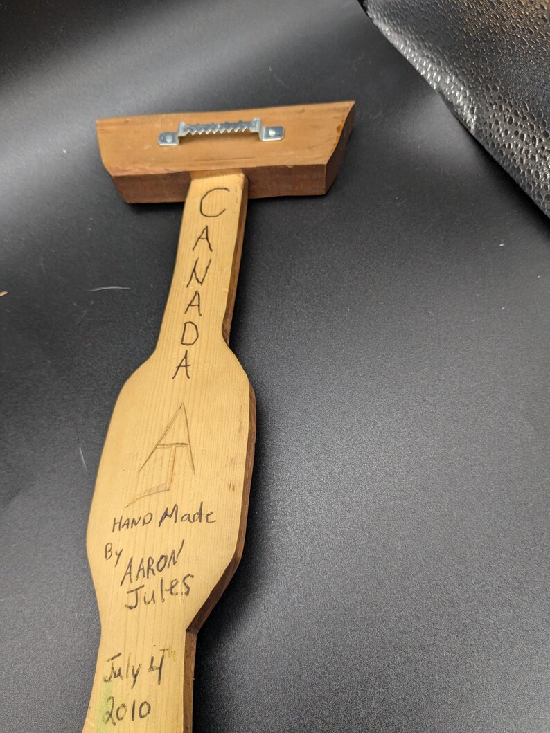 West Coast Indigenous First Nations Hand Carved Paddle by Aaron Jules ...