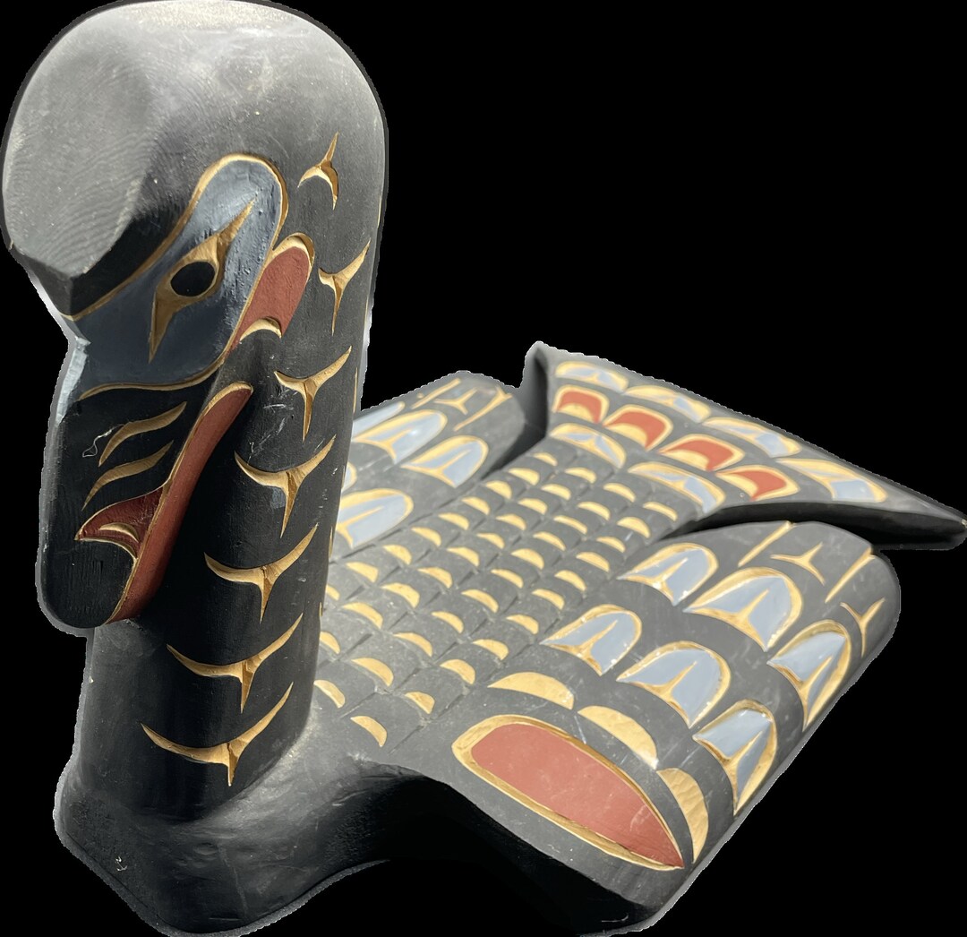 West Coast Indigenous Loon Carving - by Cecil Jameson - Etsy