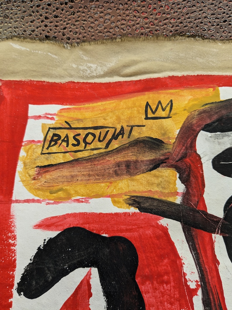 Jean-michel Basquiat Mixed Media Painting - Etsy