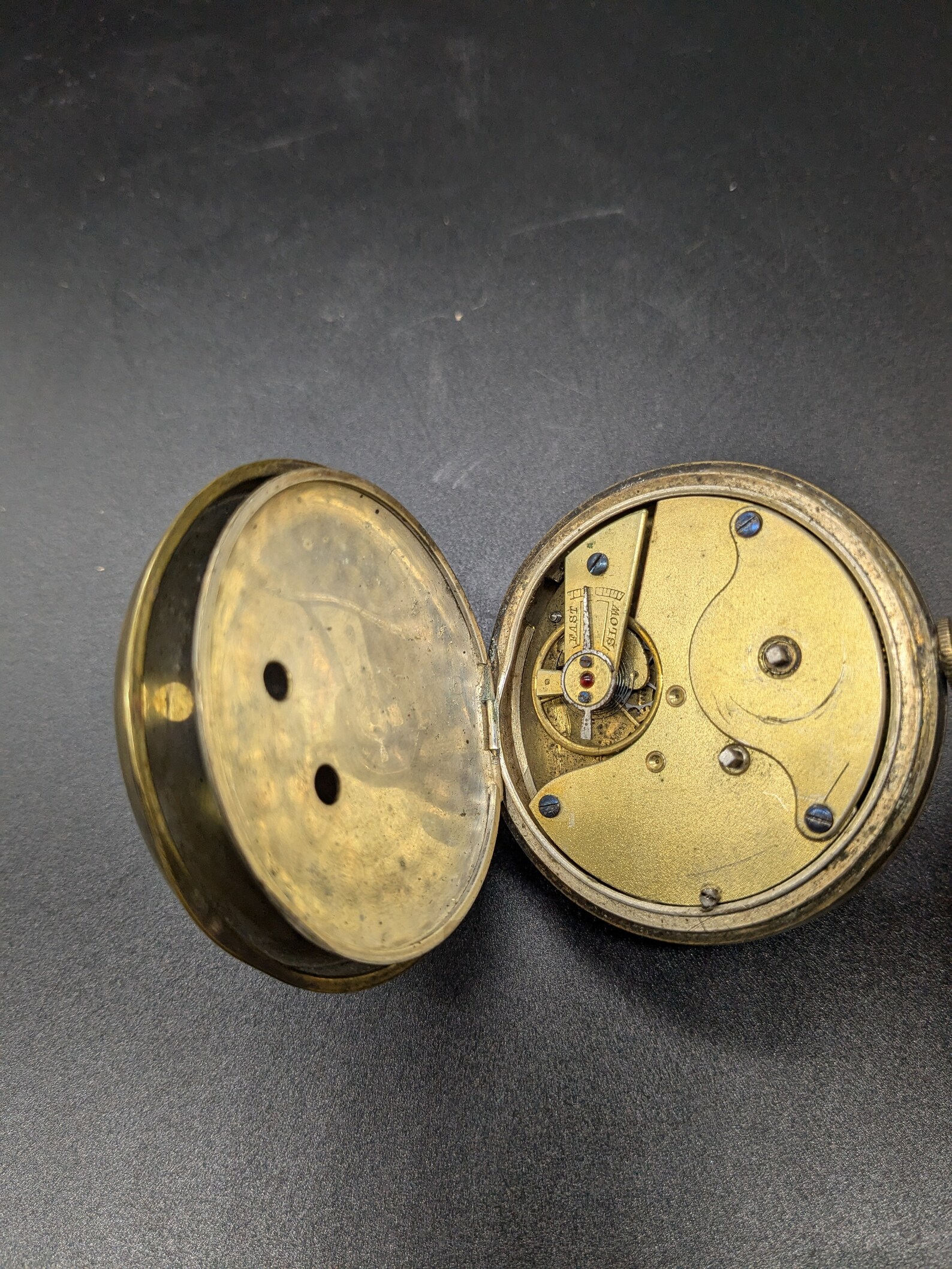 1900s Tell Chronograph Pocket Watch Parts or Repair - Etsy