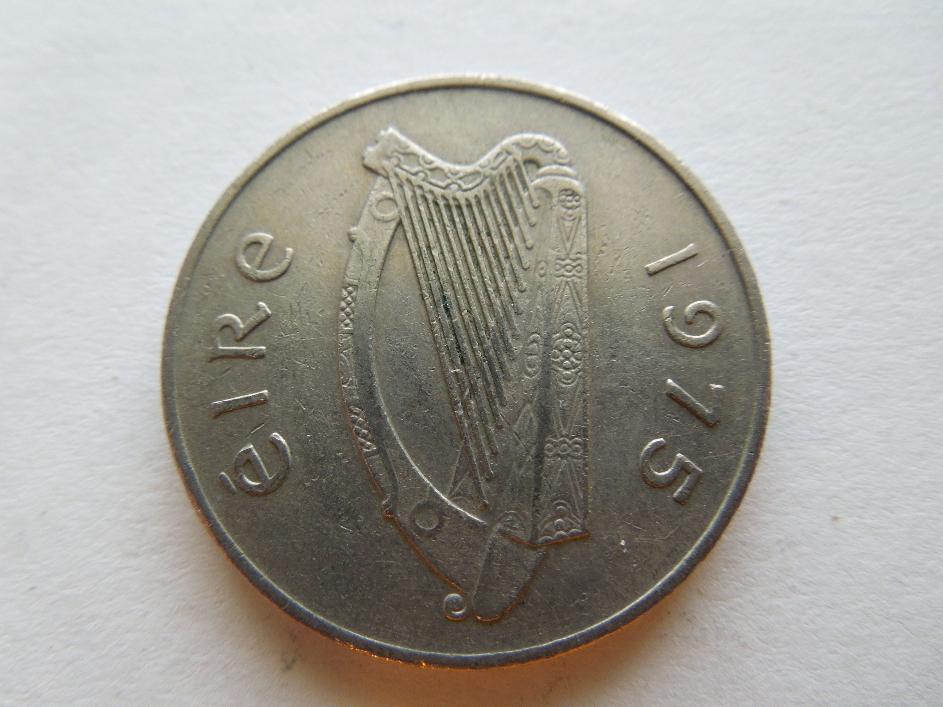 Irish 10 Pence, Salmon, Decimal, Large and Small Sizes, Eire Coins ...