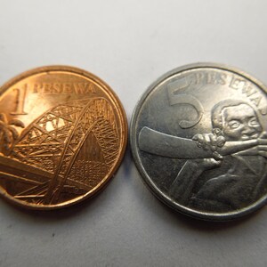Ghana Coins, 5 Pesewa to 50 Pesewas - Sell by the Piece - Etsy