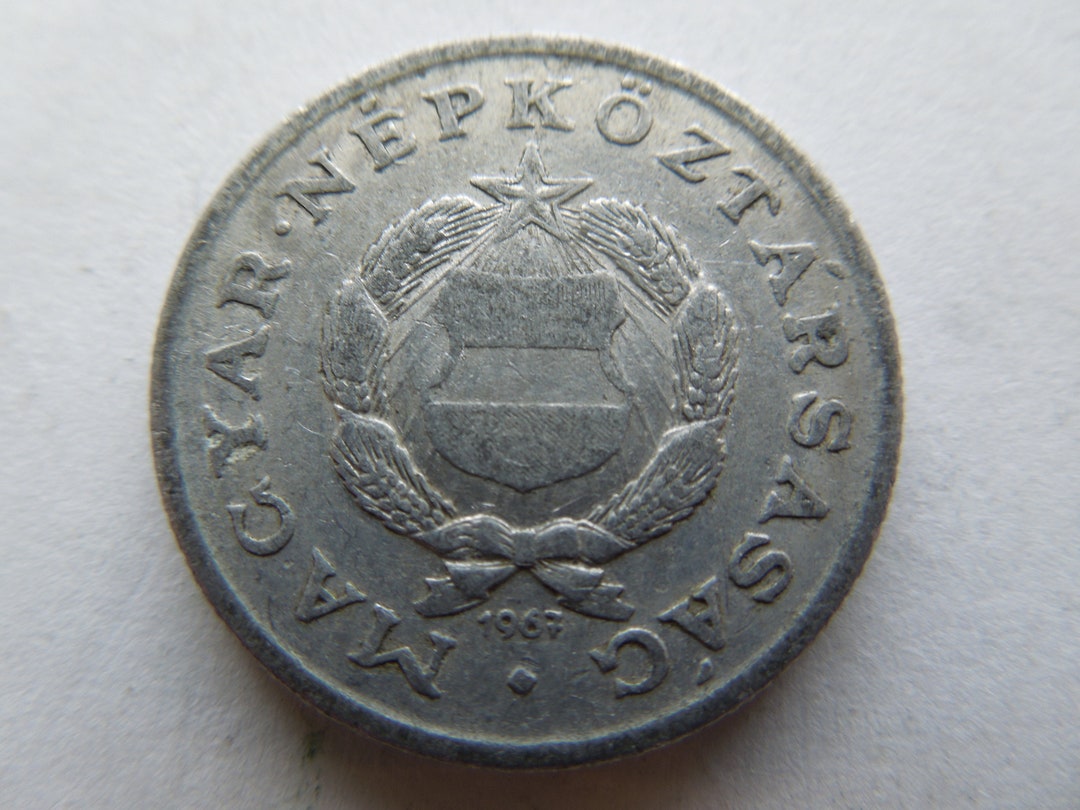 Hungary Coins, 1 Forint and 2 Forint, 1970 to 2003, Several Dates ...