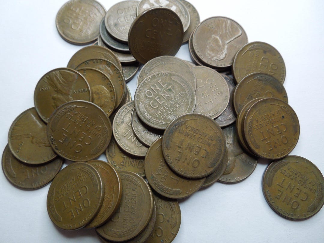 Wheat Cent Lots, Great Starter Collectible Packs. - Etsy