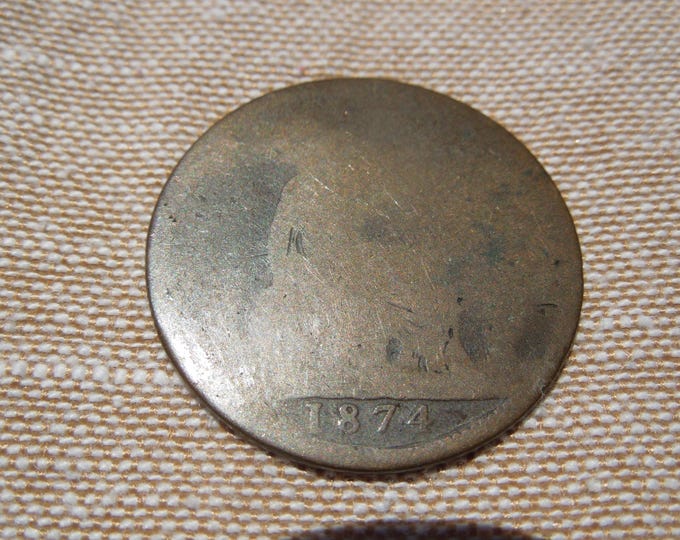 Queen Victoria Penny, 1874, British Large Bronze Penny - Last One - Etsy