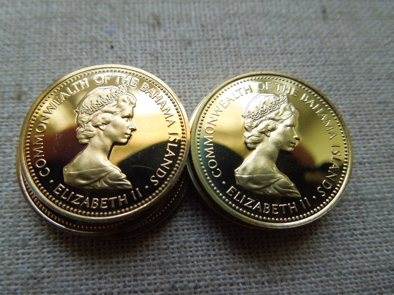 Bahamas Coins, 1 Cent, Proof, 1970 to 1977 - Sell by the Piece - Etsy