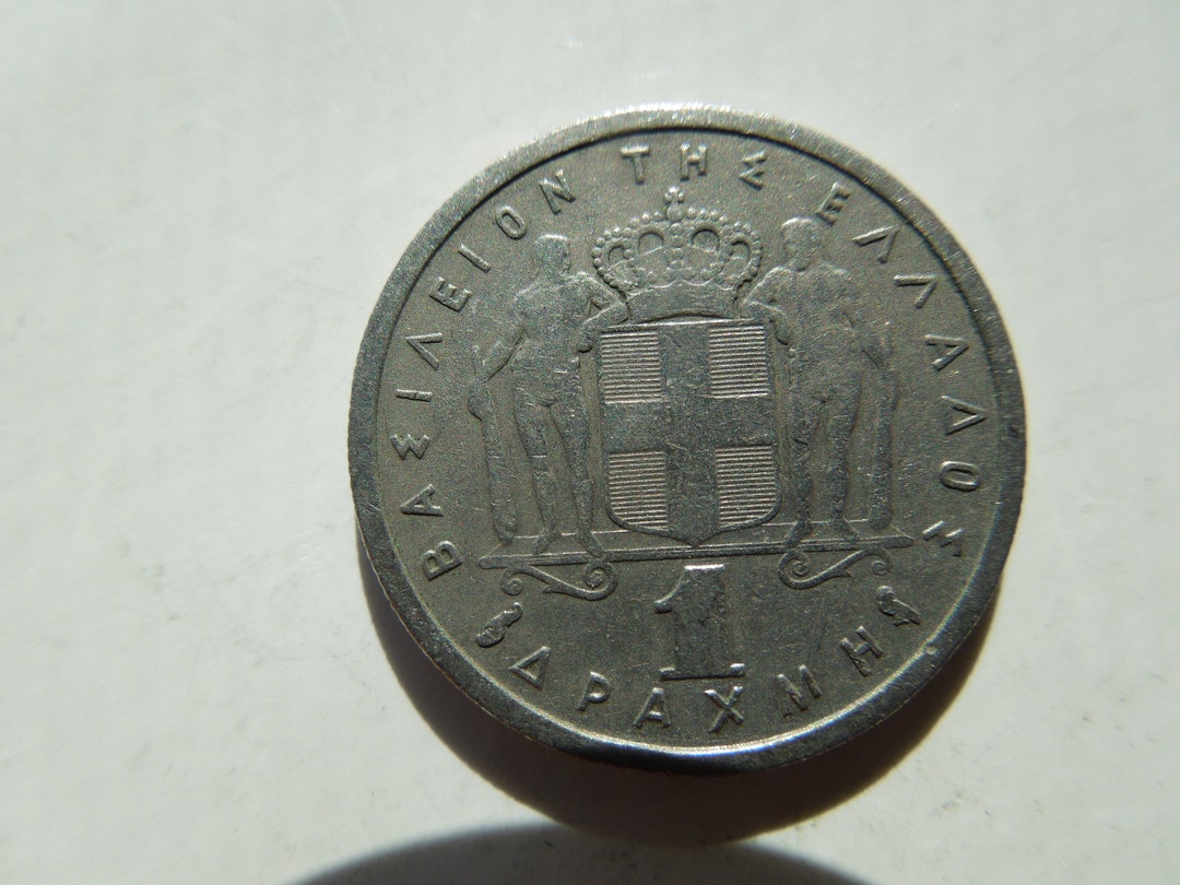 Greece Coins, 1 Drachma, 1954 to 1971, Sell by the Piece - Etsy
