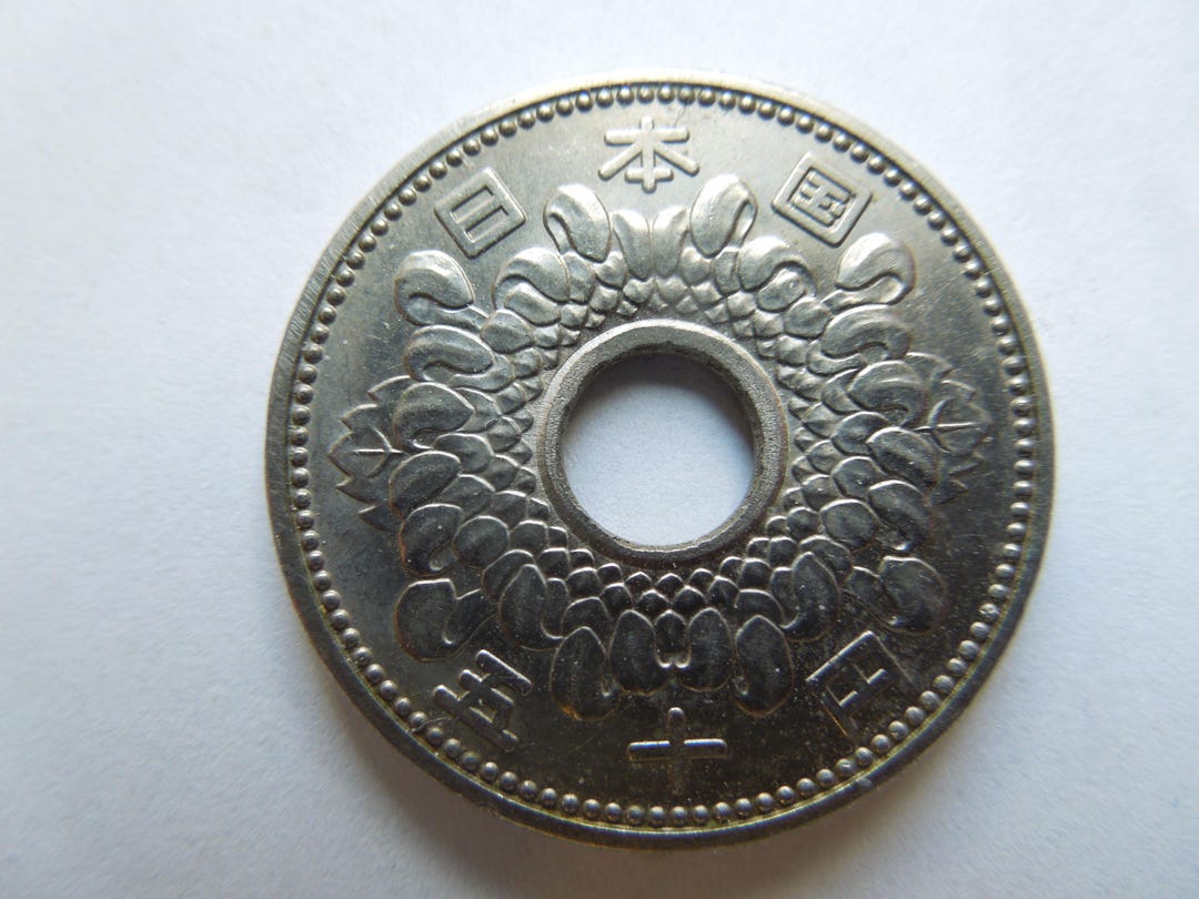 Japan Coins, 50 Yen, Emperor Hirohito, 1965 - One Only - Etsy