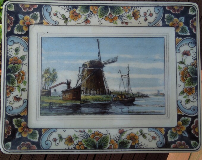 Vintage Delft Wall Hanging. Westraven Anno 1661 Delfts Handwerk, Art ...