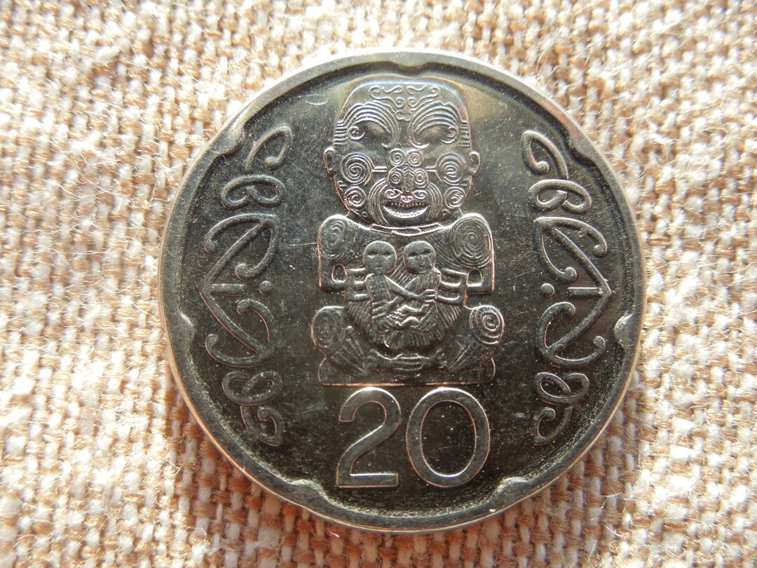 New Zealand Coins, Maori Warrier, Pukaki, 20 Cents, 2006, Sell by the ...