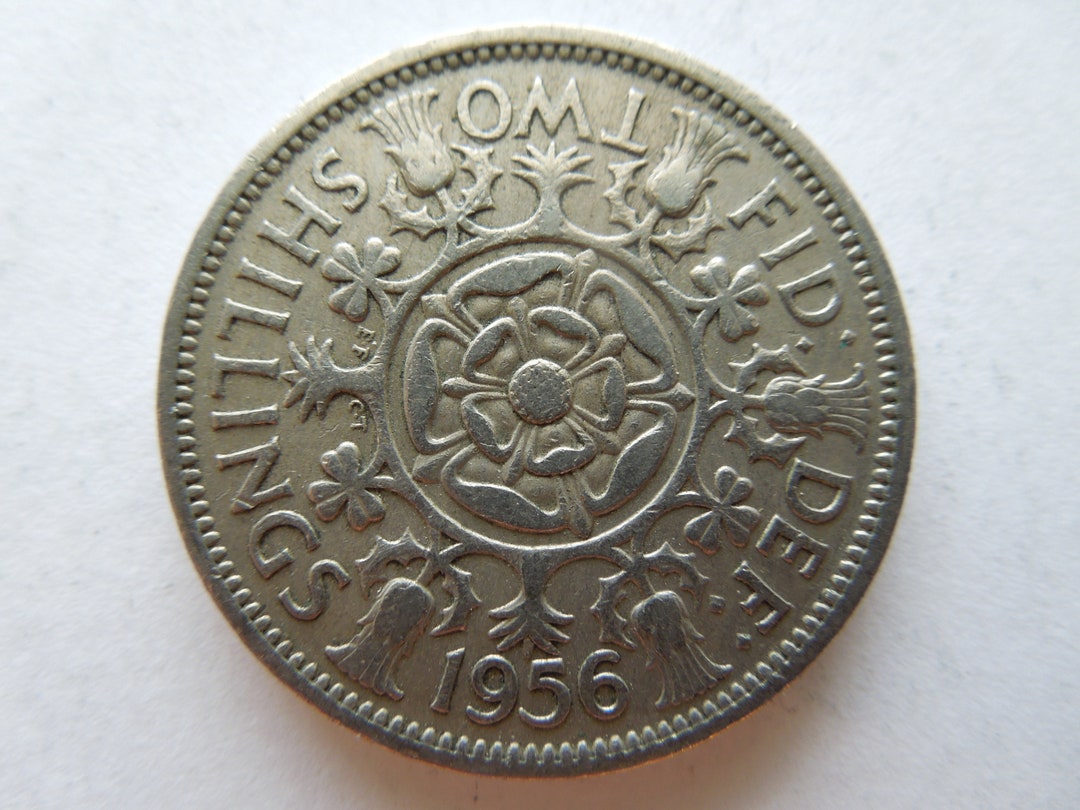 British Florin, 1949 to 1967 King George 6th and Queen Elizabeth 2nd ...