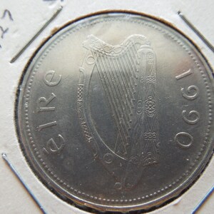 Irish 1 Pound or 1 Punt, Decimal, Large, Eire Coins, Republic of ...