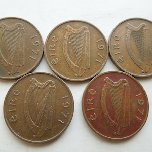 Irish Penny, Decimal, Eire Coins, Republic of Ireland Coins Sell by the ...
