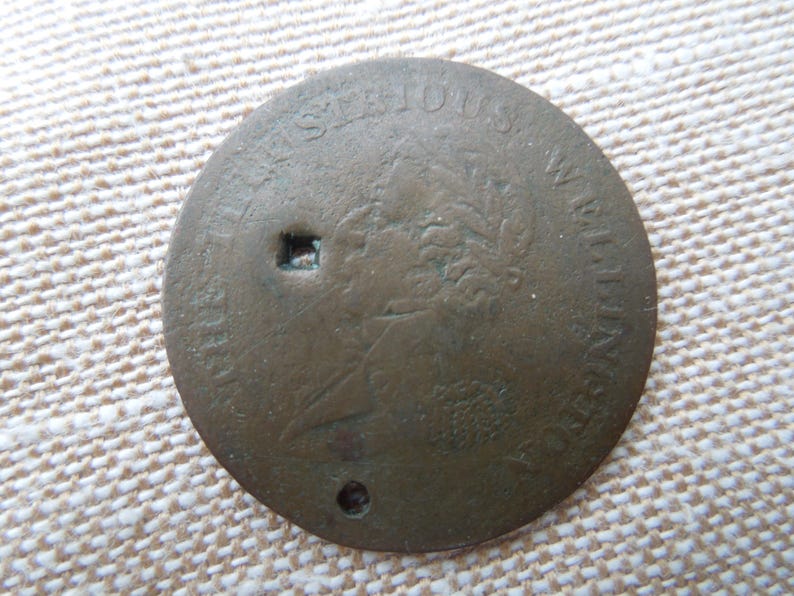 The Illustrious Wellington, Canada Bank Token, 1816, Half Penny, Irish ...