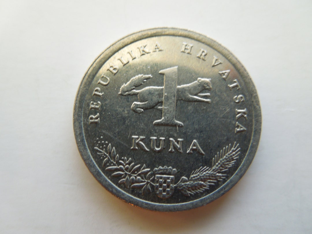 Croatia Coins, 1 Kuna, 1995. Last One - Etsy