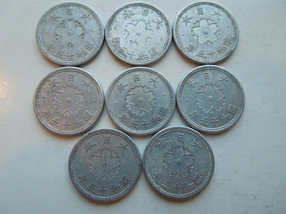 Japan Coins, 10 Sen, 1940 to 1943, World War 2, Emperor Hirohito, Sell ...