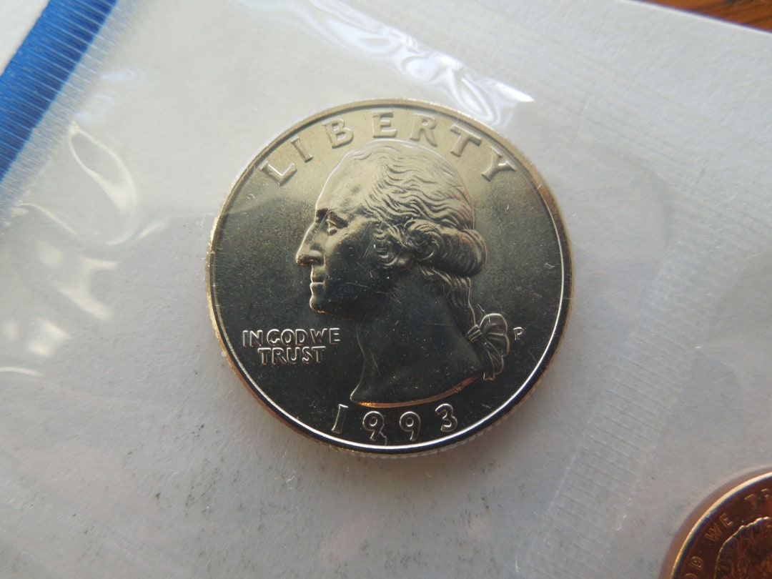 Washington Quarters Uncirculated in Mint Cello 1984 to 1998. Sell ...